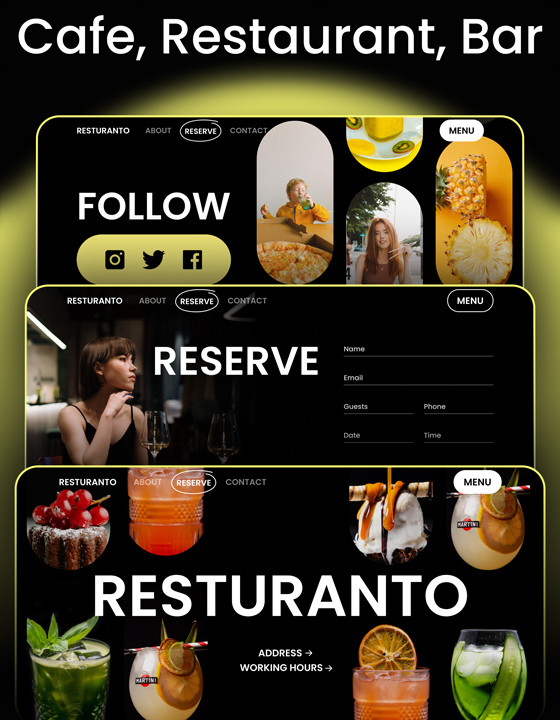 Resturanto - Restaurant HTML5 Responsive Website Template